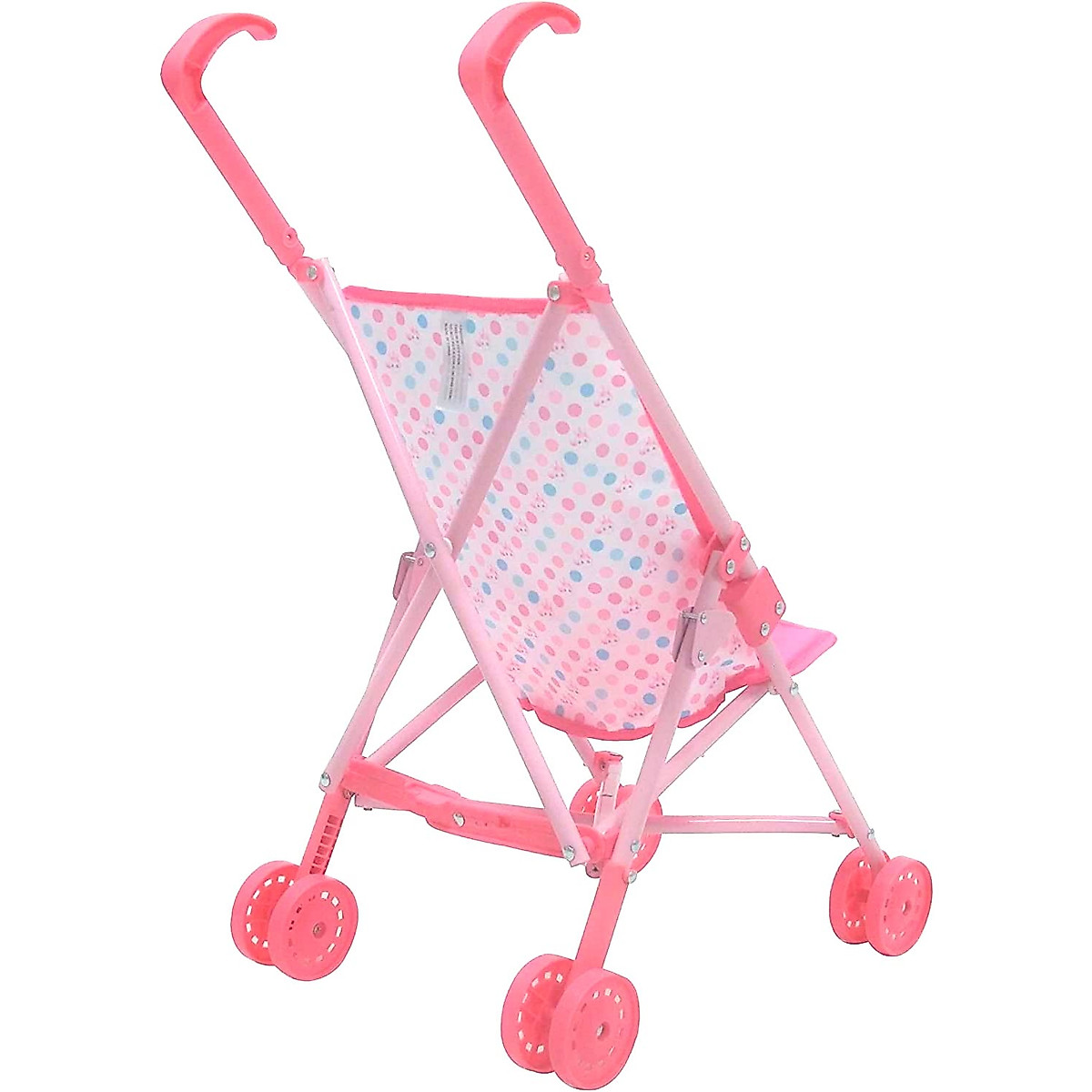 KOOKAMUNGA KIDS Baby Doll Stroller – Umbrella Stroller for Dolls - Foldable & Lightweight Baby Stroller for Dolls - Play Stroller w/ Sturdy Steel Frame - Ideal for Baby Dolls up to 18" - Pink Unicorn