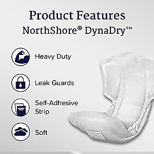 NorthShore DynaDry Supreme Liners, X-Large, Pack/28