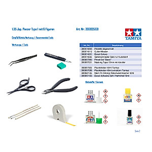 Tamiya -TAM35331 Panzer Japanese Model Hobby Aircraft Construction Kits, 35331, Full Tank with 6 Dolls, Small