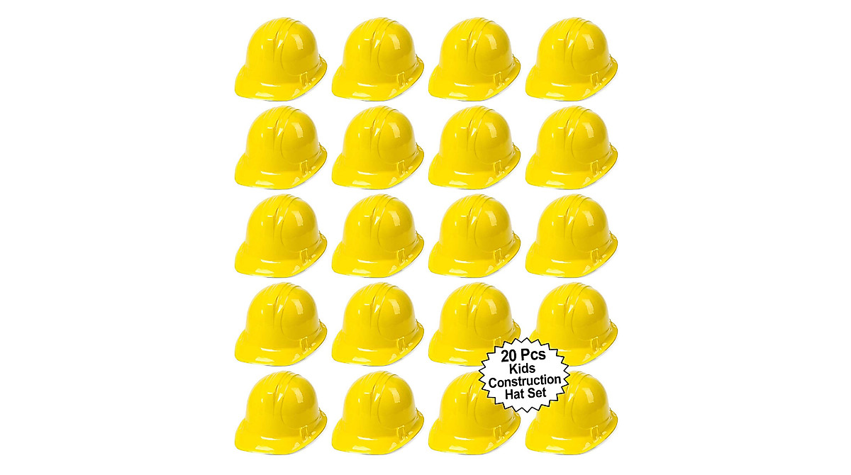 AnapoliZ Toy Construction Hard Hats | 20 Pcs Party Fun