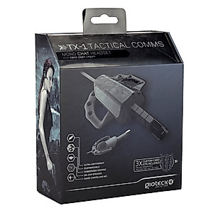 Gioteck TX-1 Tactical Comms Mono Chat Headset for Xbox One and PS4
