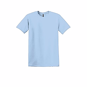 Gildan 5.4 oz Cotton T-Shirt (5000) Tee X-Large Light Blue