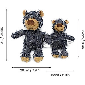 2024 New Indestructible Bear for Heavy Chewers, Durable Interactive Bear Dog Toy, Squeaky Dog Toys For Aggressive Chewers, Unbreakable Stuffed Plush Dog Toys - An Ever-lasting Friend for Dog (L, #3)