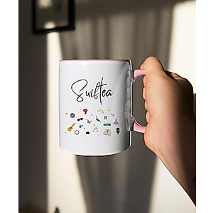 Bzelkry Coffee Mug - Singer Inspired Coffee Cup - 11 Ounce - Gift for Women - Singer Albums Inspired Cute Icons - Girl Fans Merch, Merchandise - Novelty Coffee Mug