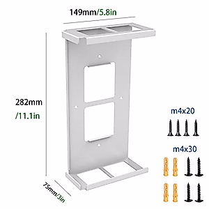 Bylitco All Metal Wall and Under Desk Bracket for Xbox Series s,Mount for XSS,White