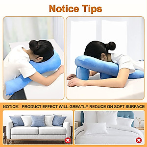 Face Down Pillow for Sleeping After Eye Surgery Head Positioning Prone Pillow for Massage Napping Tanning Pillow with Face Hole Doughnut Bed Cradle Cushion Detached Retina Vitrectomy Recovery