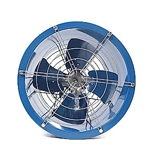 TFCFL 16" Axial Fan Cylinder Pipe Explosion-proof Spray Booth Paint Fumes Exhaust Fan with All Copper Motor Silent