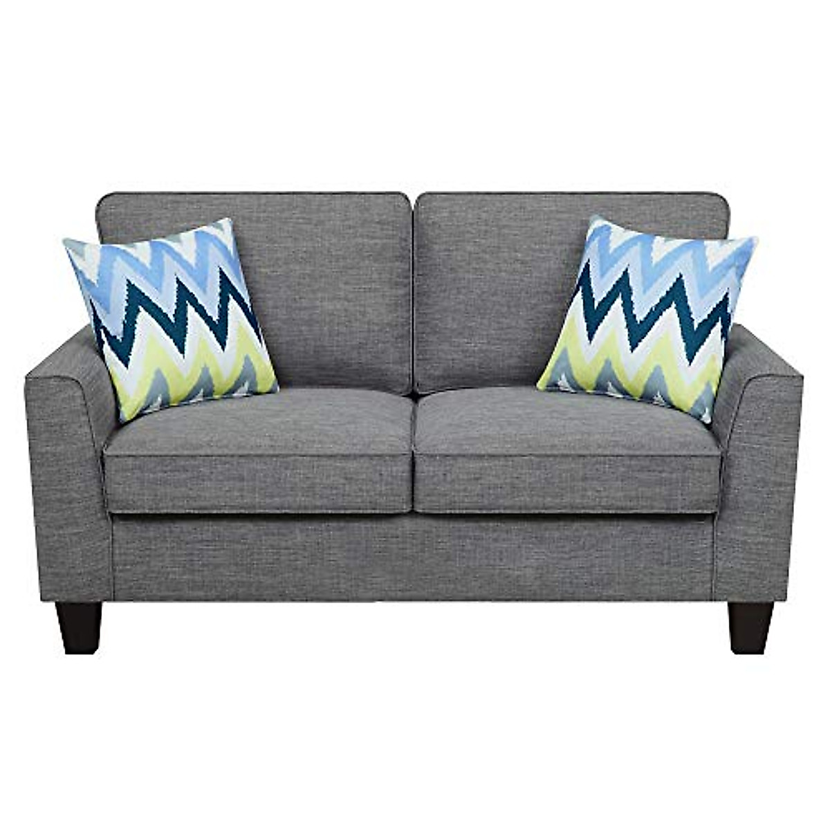 Serta Deep Seating Astoria 61" Loveseat in Light Gray