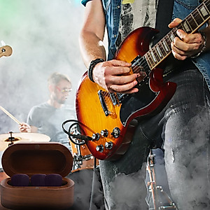 Guitar Display Case Guitar Pick Box Storage Wooden Guitar Picks Case Guitar Picks Holder Organizer Small Item Organizer for Bass Mandolin Banjo Ukulele Coffee Guitar Pick Case