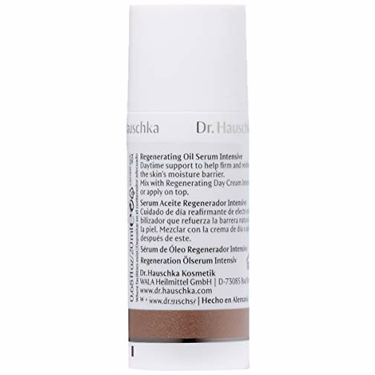 Dr. Hauschka Regenerating Oil Serum Intensive, daytime support to help firm and reinforce the skin's moisture barrier, 0.68 Fl Oz