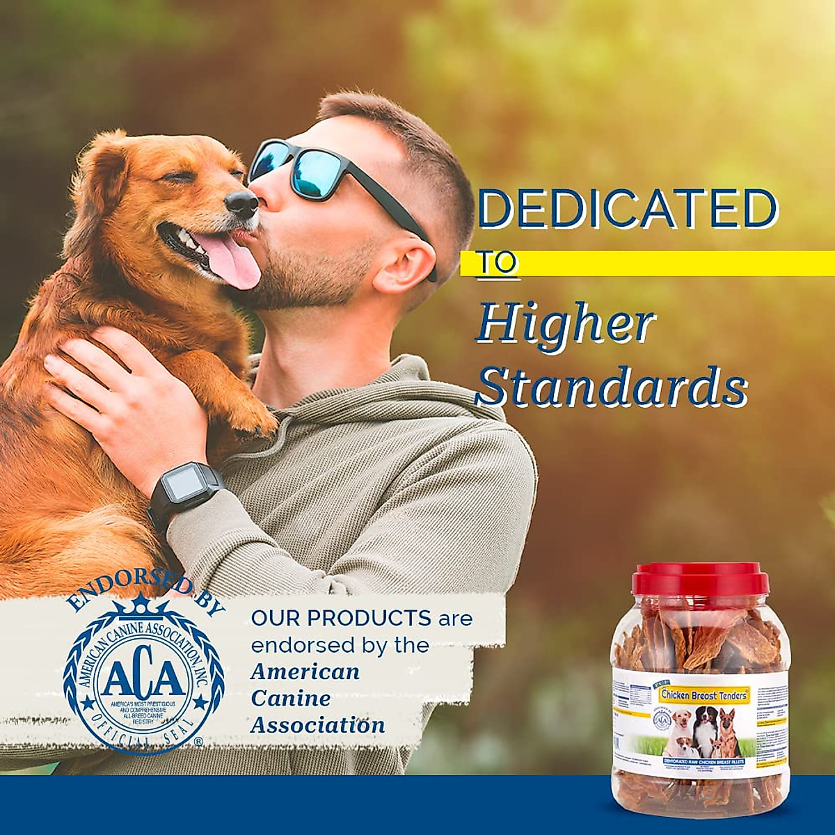 PCI Pet Center Inc. Chicken Breast Tenders Raw Dehydrated Chicken Breast Fillets Dog Treats, 2 Pound Container