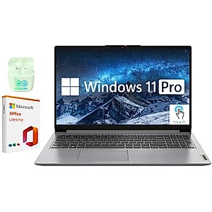 Lenovo 15.6" FHD IdeaPad Business & Student Laptop Computer (Intel Core i3-1115G4, 8GB RAM | 256GB SSD)