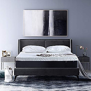 SOFTSEA Queen Size Mattress, 12 Inch Cooler Sleeping Gel Memory Foam Mattress in a Box, Queen Bed Mattress with CertiPUR-US Foam for Supportive, Pressure Relief, Eternal Plush