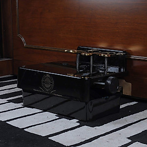 Sound harbor Piano Pedal Extender Adjusted Piano Foot Pedal Extender for Kids,Design with 3 Pedal Black