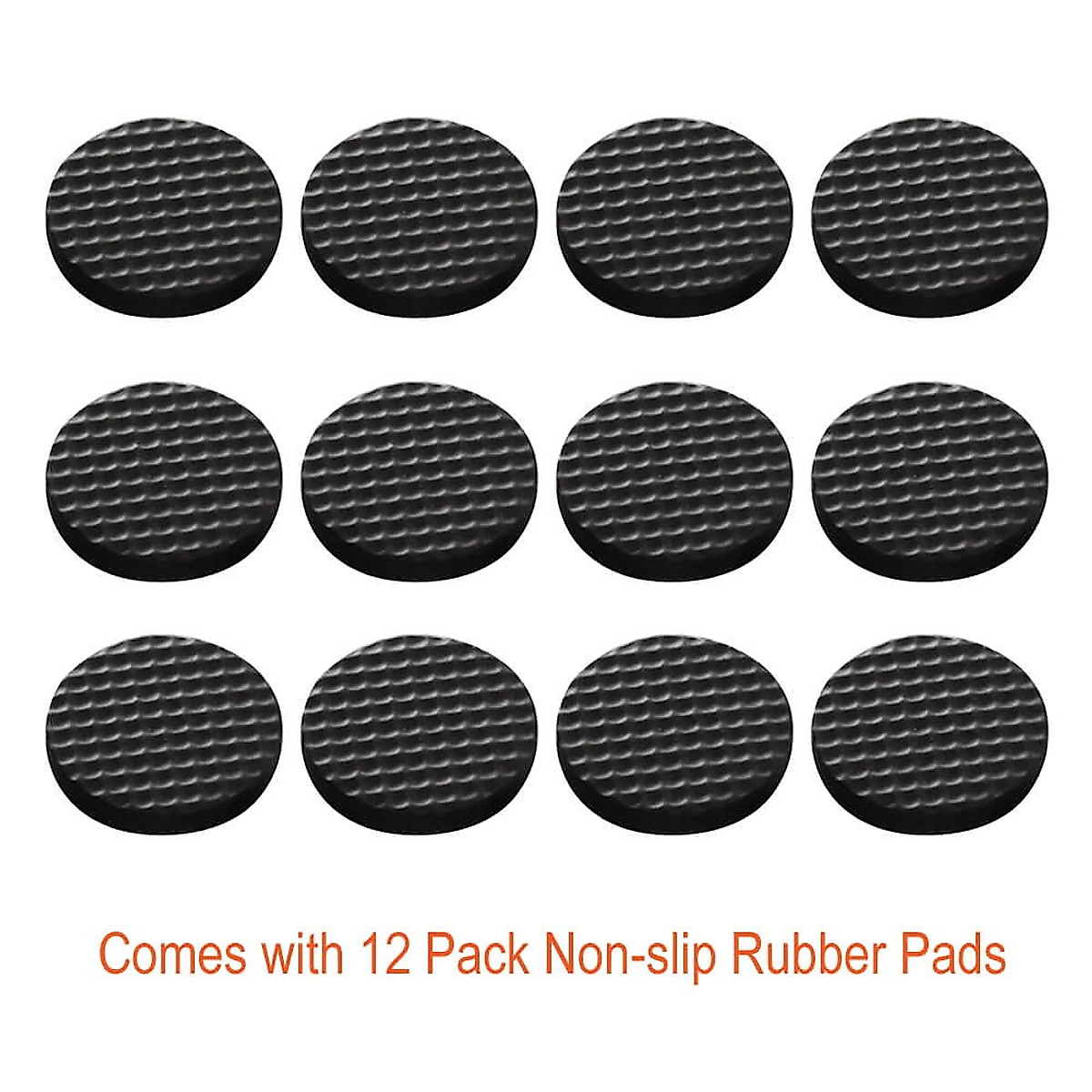 PAXCOO 4 Pack Sectional Sofa Connector Couch Furniture Interlocking Software Bracket with Screws and 12Pcs Furniture Pads