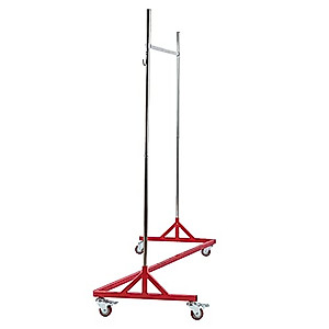 ROREP Z Rack Commercial Z Base Garment Rack Heavy Duty Rolling Z Garment Rack for department stores and laundries.