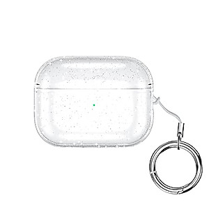 SaharaCase Sparkle Series Case for Apple Airpods Pro 2 (2nd Generation) [Rugged] Full Body Protection Antislip Grip Slim with Keychain