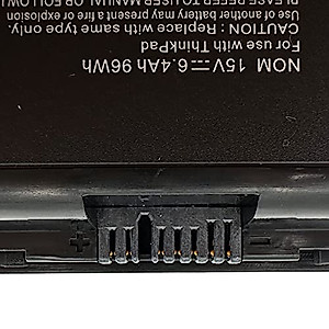 Anepoch 00HW030 SB10F46468 78+ 78++ Laptop Battery Replacement for Lenovo ThinkPad P70 P71 Series Notebook SB10F46468 01AV451 4X50K14092 15V 96Wh 6400mAh