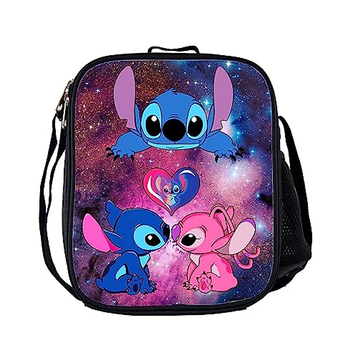 CATTARO 3PCS Cartoon Backpack Set Lightweight Anime Multipurpose Backpack with Lunch Bag Pencil Case Color1