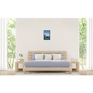 Eagle River Wisconsin Loon & Chick Giclee Art Print Poster from Illustration by Artist Joanne Kollman 12" x 18"