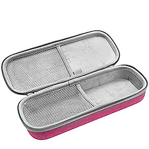 ASA TECHMED Semi Hard Stethoscope Carry Case, fits 3M Littmann Stethoscope and Other Accessories (Pearl Pink)