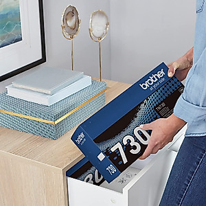 Brother Genuine Black Toner Cartridge 4-Pack, TN730, Replacement Black Toner, Page Yield Up to 1,200 Pages Each