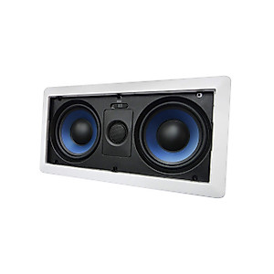 Silver Ticket Products 1 x Center, 1 x Left & 1 x Right in-Walls and 4 x in-Ceiling Surround Sound 7.1 Speaker Home Theater Bundle Package