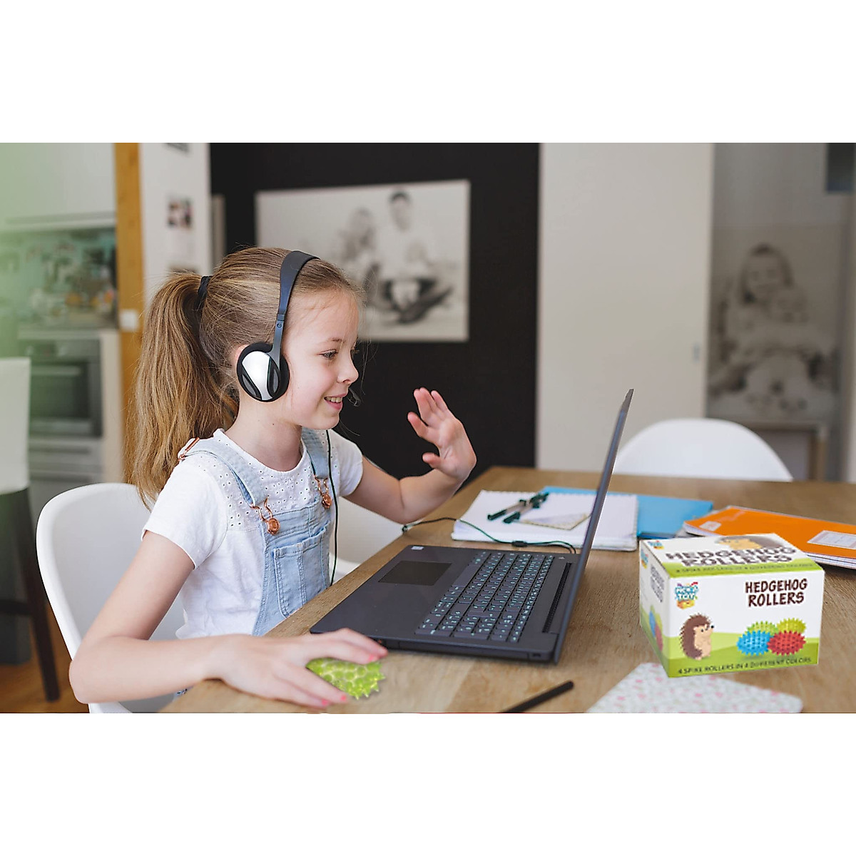 Spiky Balls Stim Toy 4 Pcs Set, Picking Desk Fidgets for Kids & Adults, ADHD Autism, Sensory Fidget Toys for School, Stress Relief and Boost Focus