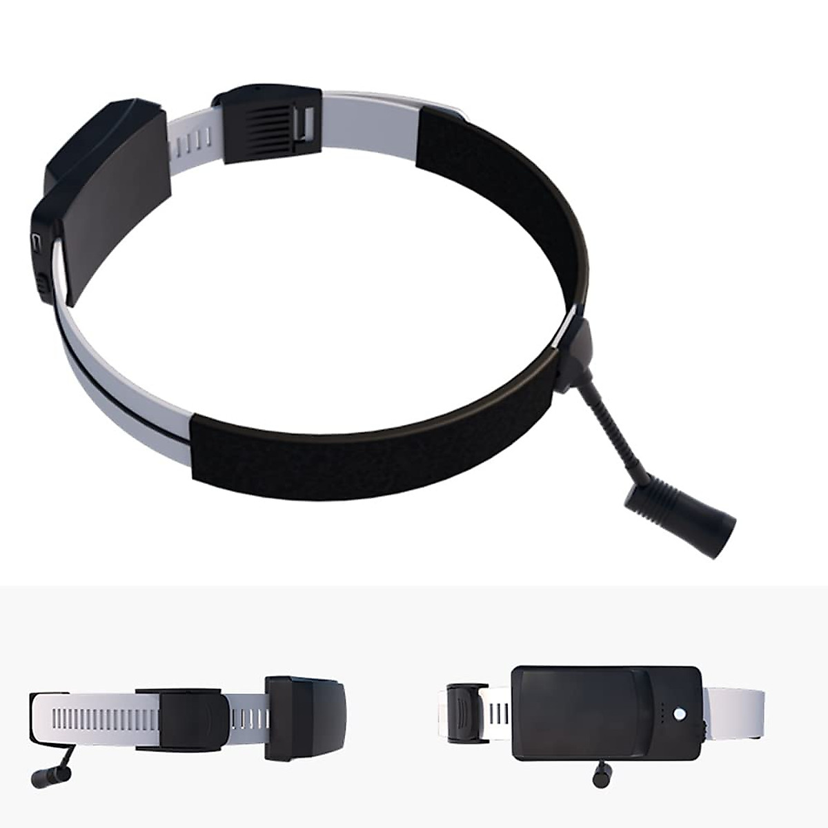Songzi Optics Max 90,000 Lux@20cm Distance Headband Dental Surgical Headlight Integrated with Battery