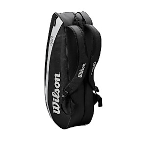 Wilson Roger Federer Team 6 Pack Tennis Bag - Black
