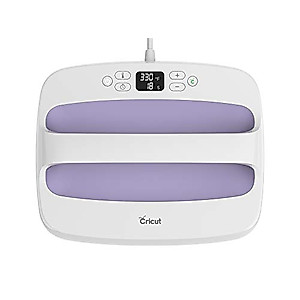Cricut EasyPress 2 Heat Press Machine (12 in x 10 in), Ideal for T-Shirts, Tote Bags, Pillows, Aprons & More, Precise Temperature Control, Features Insulated Safety Base & Auto-Off, Lilac