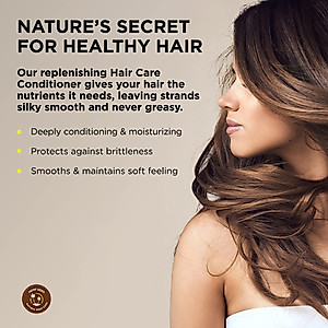 Hemp Seed Hair Care Conditioner, Nag Champa - 8 oz - Keeps Hair Feeling Soft & Smooth - With Hemp Seed Oil, Coconut Oil & Vitamin E - Vegan, Cruelty Free