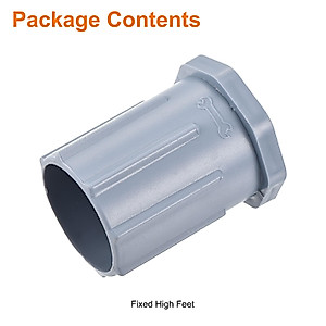 uxcell 1 Pcs 1.18 Inch Faucet Nut Fixed Base, Plastic Fixing Nut Tap Fastener, Fixed Faucet Assembly for Kitchen, Grey