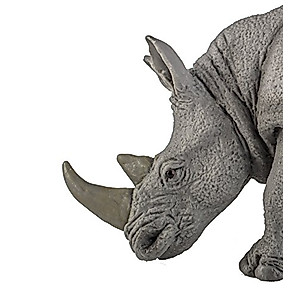 Safari Ltd. White Rhino Toy Figurine - Realistic, Hand-Painted 5.75" Model Figure - Safe, Educational Toy for Boys, Girls & Kids Ages 3+