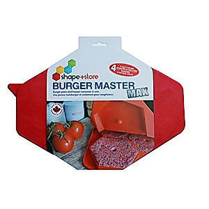 Burger Master MAX 4-in-1 Burger Press by Shape+Store