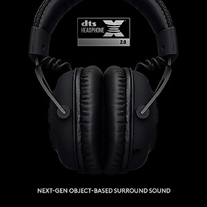 Logitech G PRO X Wireless Lightspeed Gaming Headset - Shroud Edition, Black