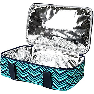 Arctic Zone Thermal Insulated Tote Hot/Cold Large Food Carrier, Teal