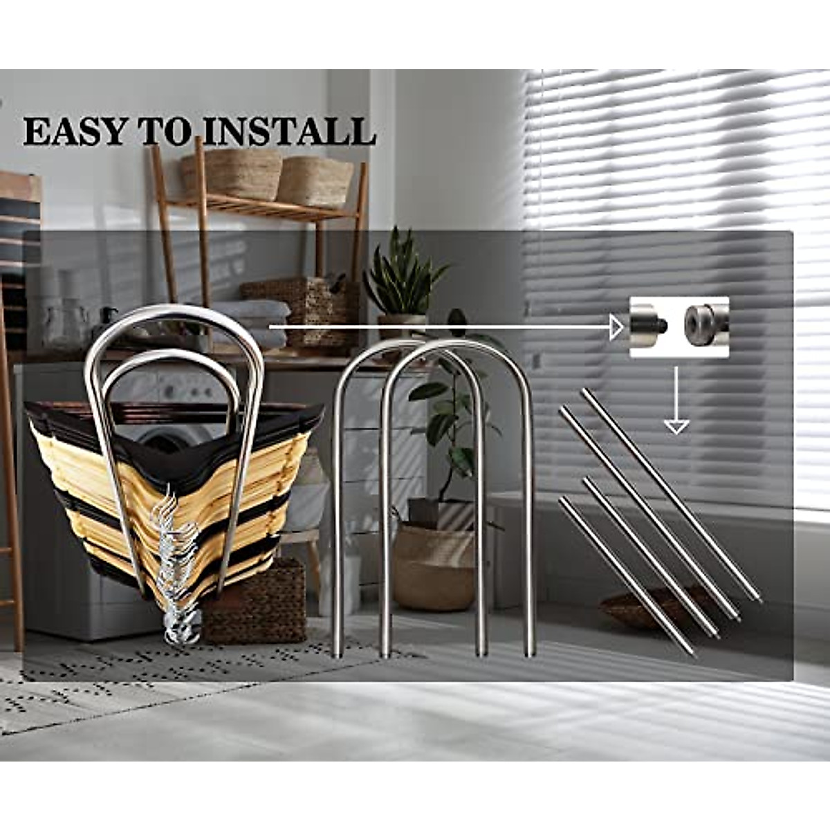 VCREATC Hanger Stacker, Clothes Hanger Organizer Stand, Portable Wood Hanger Storage Rack, Large Wire and Velvet Hanger Holder for Closet Laundry Room, Commercial Hanger Storage (Large - 32.7" H)