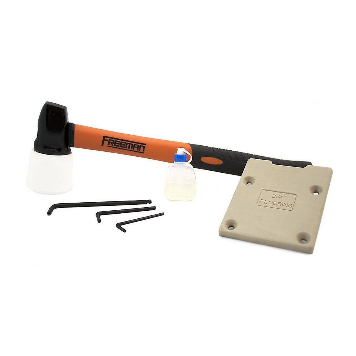 Freeman PDX50C Lightweight Pneumatic 3-in-1 15.5-Gauge and 16-Gauge 2" Flooring Nailer and Stapler Ergonomic and Lightweight Nail Gun for Tongue and Groove Hardwood Flooring