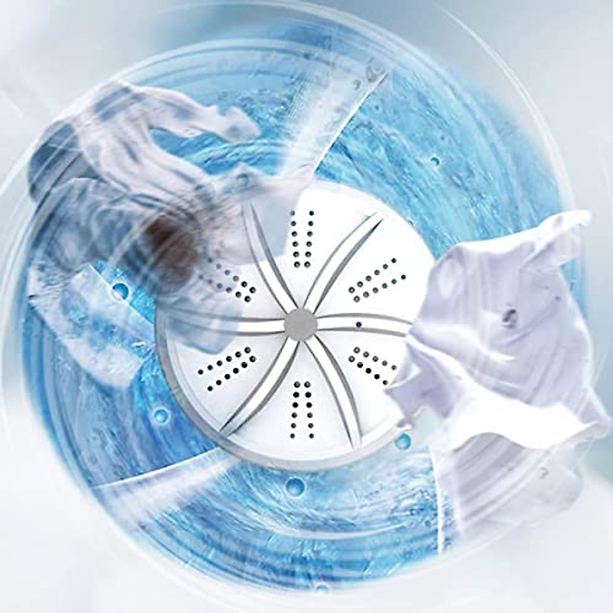 Mini Washing Washer Machine,Portable Turbine Ultrasonic Small Washers for children's clothes Socks,Underwear (3 in 1 Washer Set)