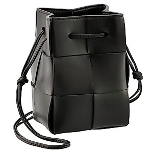 Bottega Veneta 680217 VCQC4 Shoulder Bag, Cassette, Mini Crossbody Bag, Black
