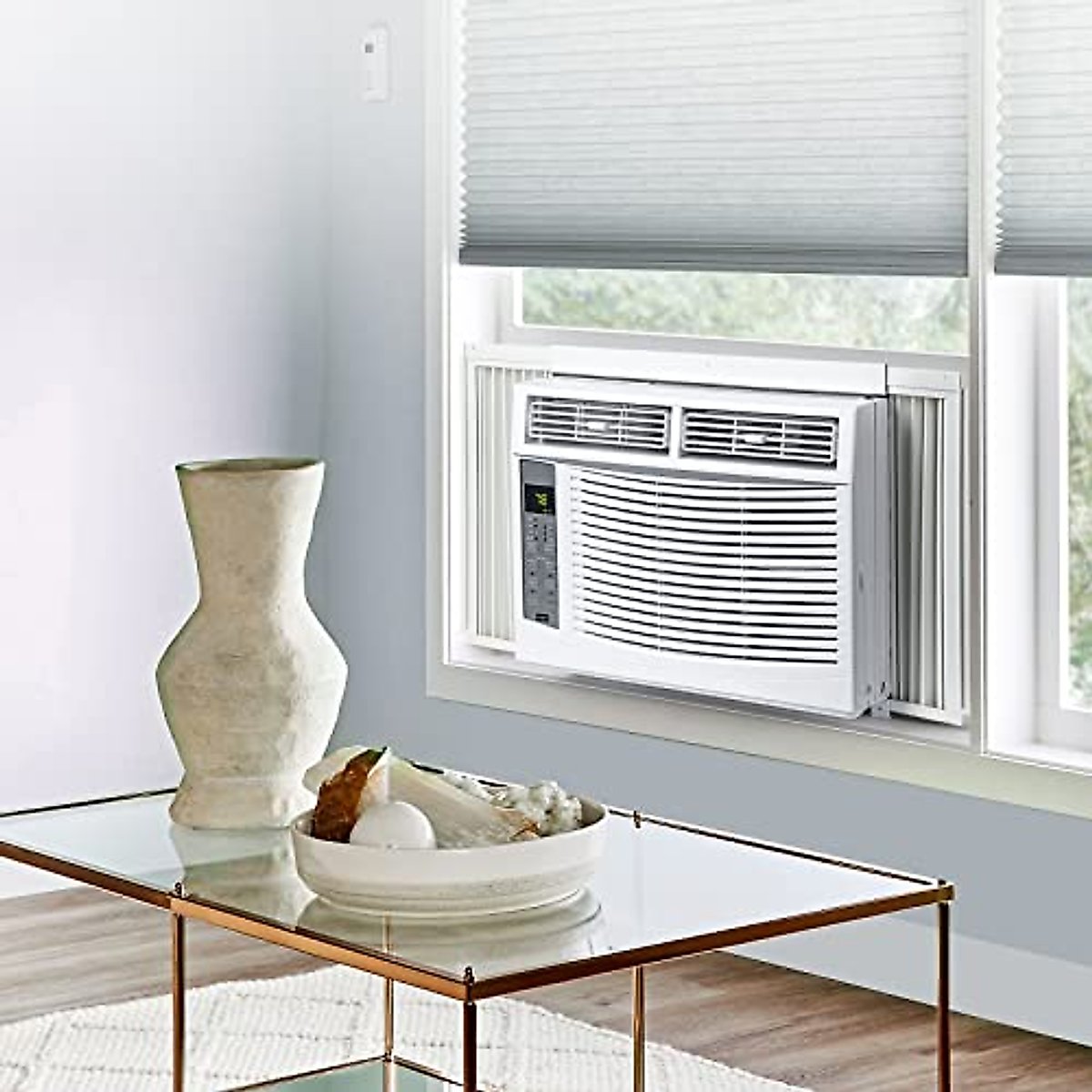 Garvee Window Air Conditioner 6000 BTU, Efficient Cooling Window AC Unit with Remote and App Control, Window-Mounted Room Air Conditioner for Rooms up to 250 Sq.ft, 3 Fan Speeds, Easy Install Kit