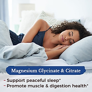 Vitalitown Magnesium Complex Supplement | 300mg Elemental Magnesium | Magnesium Citrate Glycinate Taurate Malate | Non-GMO, No Gluten, 90 Vegan Magnesium Capsules for Bone Muscle Brain Heart