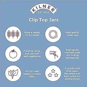 Kilner Round Clip Top Jar, 12-Fl Oz, 1 EA