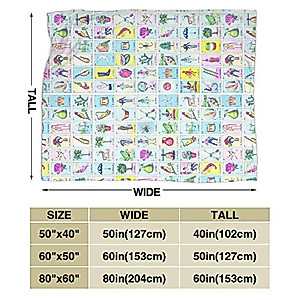 Loteria Blanket Super Soft Light Weight Cozy Warm Fluffy Plush Throw Blanket for Bed Couch Living Room 40x50 inch