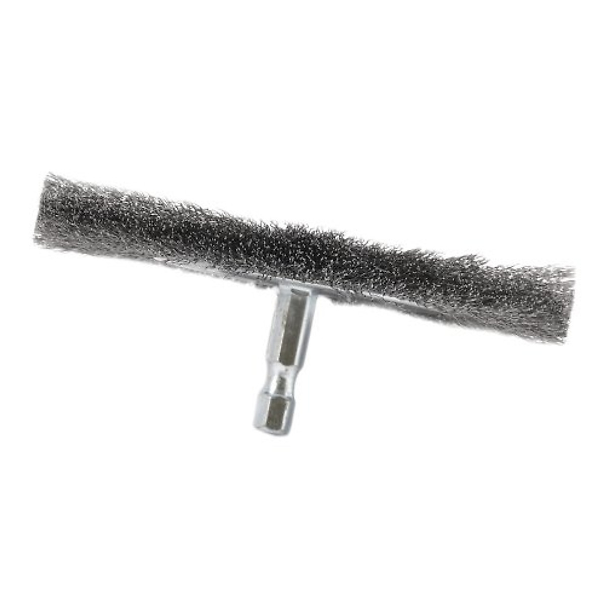 Forney 72740 Wire Wheel Brush, Fine Crimped with 1/4-Inch Hex Shank, 4-Inch-by-.008-Inch
