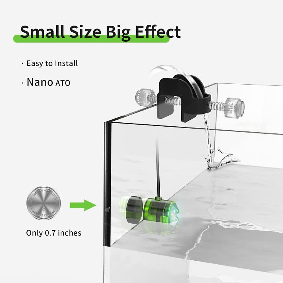 Fzone Aquarium ATO Auto Top Off Refilling System with Dual Optical Sensor for Both Reef and Fresh Tank （360P)