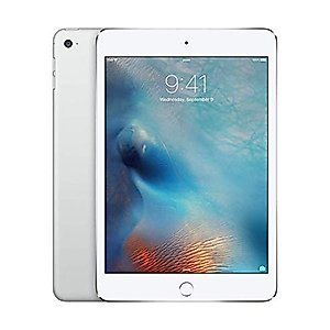 Apple iPad Mini 4, 128GB, Silver - WiFi (Renewed)