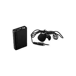 Oklahoma Sound LWM-6 Lectern Wireless Tie-Clip/Lapel/Lavalier Microphone, Designed only for Use with Wireless-Ready Lecterns from Oklahoma Sound (Black)