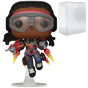 POP Marvel: Black Panther: Wakanda Forever - Ironheart MK1 Funko Vinyl Figure (Bundled with Compatible Box Protector Case), Multicolored, 3.75 inches